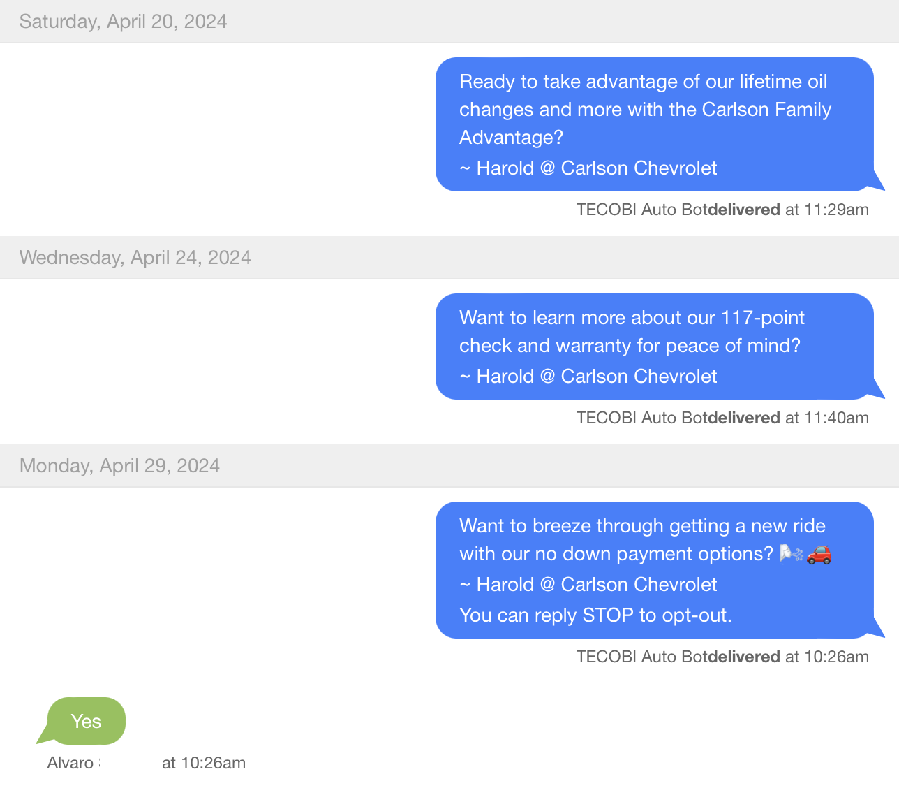 #1 Automotive AI Customer Engagement Tool | Chat GPT & TECOBI Auto Bot
